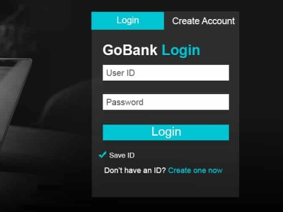 GoBank Login by Stephen Jones on Dribbble