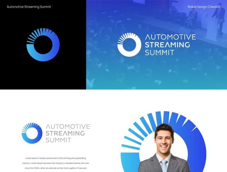 Automotive Streaming Summit Logo Design by Arbaz Malik on Dribbble