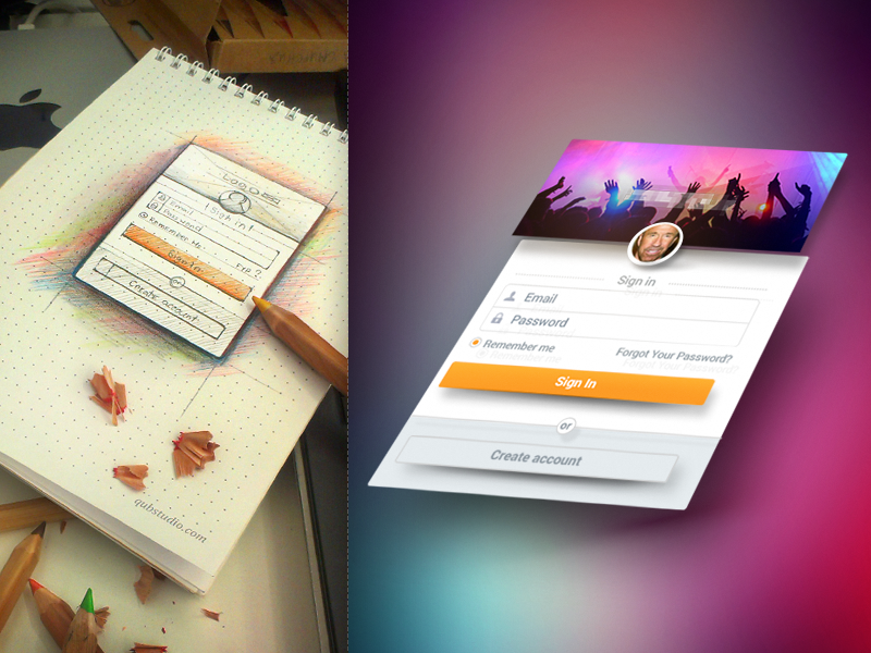 Sign in modal window by Qubstudio: Digital Product Design Agency on ...