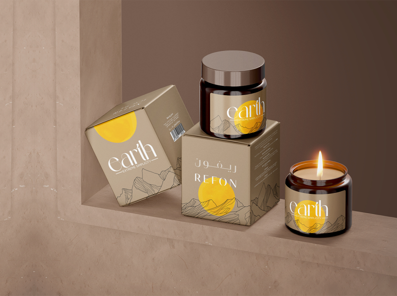 Candle Packaginf For Refon by eslam allam on Dribbble