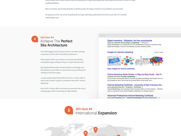 Neil Patel - Webinar Landing Page by Vasil Kamarashev on Dribbble