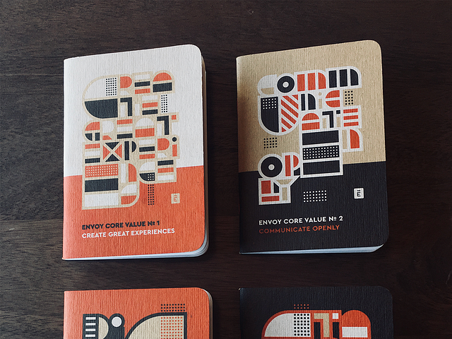 Core Value Notebooks by Alec Schmidt for Envoy on Dribbble