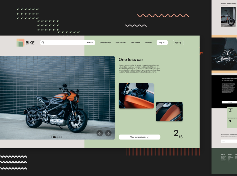 BIKE - UI/UX Design by Humayoon Shahid on Dribbble