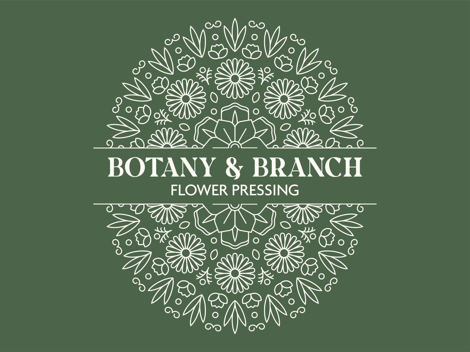Botany & Branch Badge Design by Old Haunt Design Co. on Dribbble