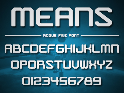 Rogue Five Font by Andrew Sterlachini on Dribbble