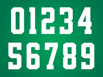 Dribbble - dallas_stars_numbers.jpg by Andrew Sterlachini