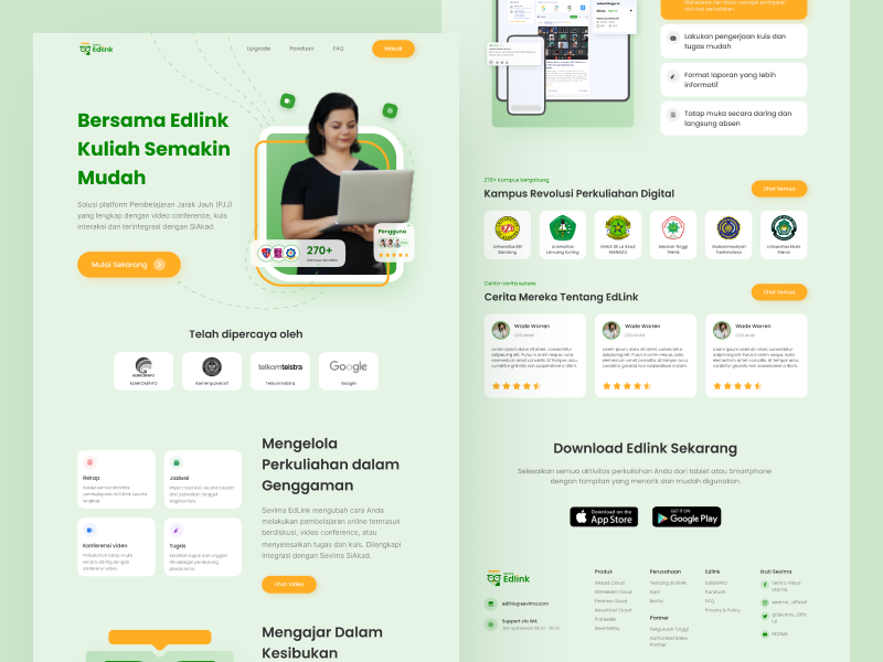Edlink Redesign by Hafid Ardiansyah on Dribbble