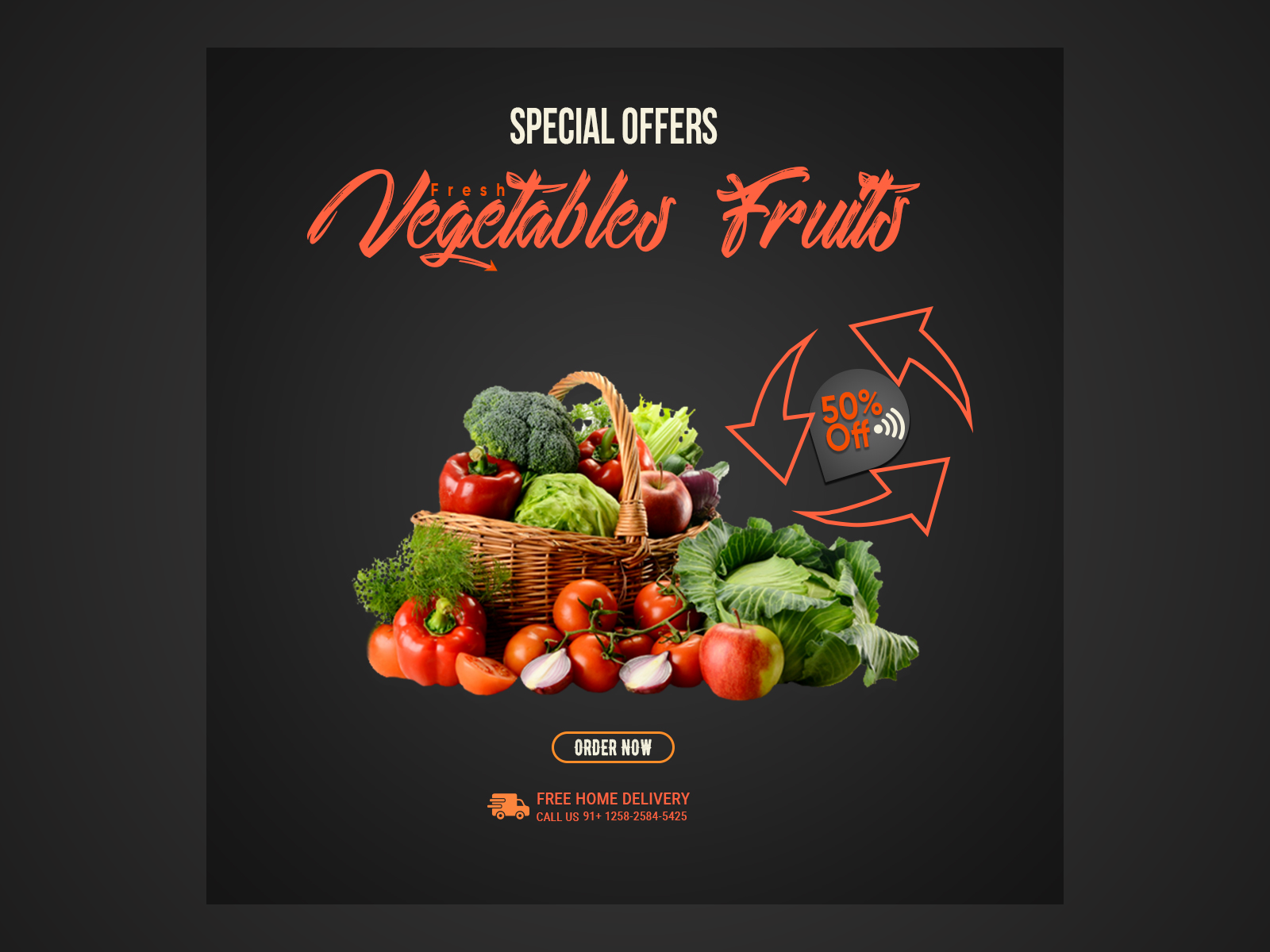 Trending Food Banner Design Social Media Marketin by Mafidul Islam on Dribbble