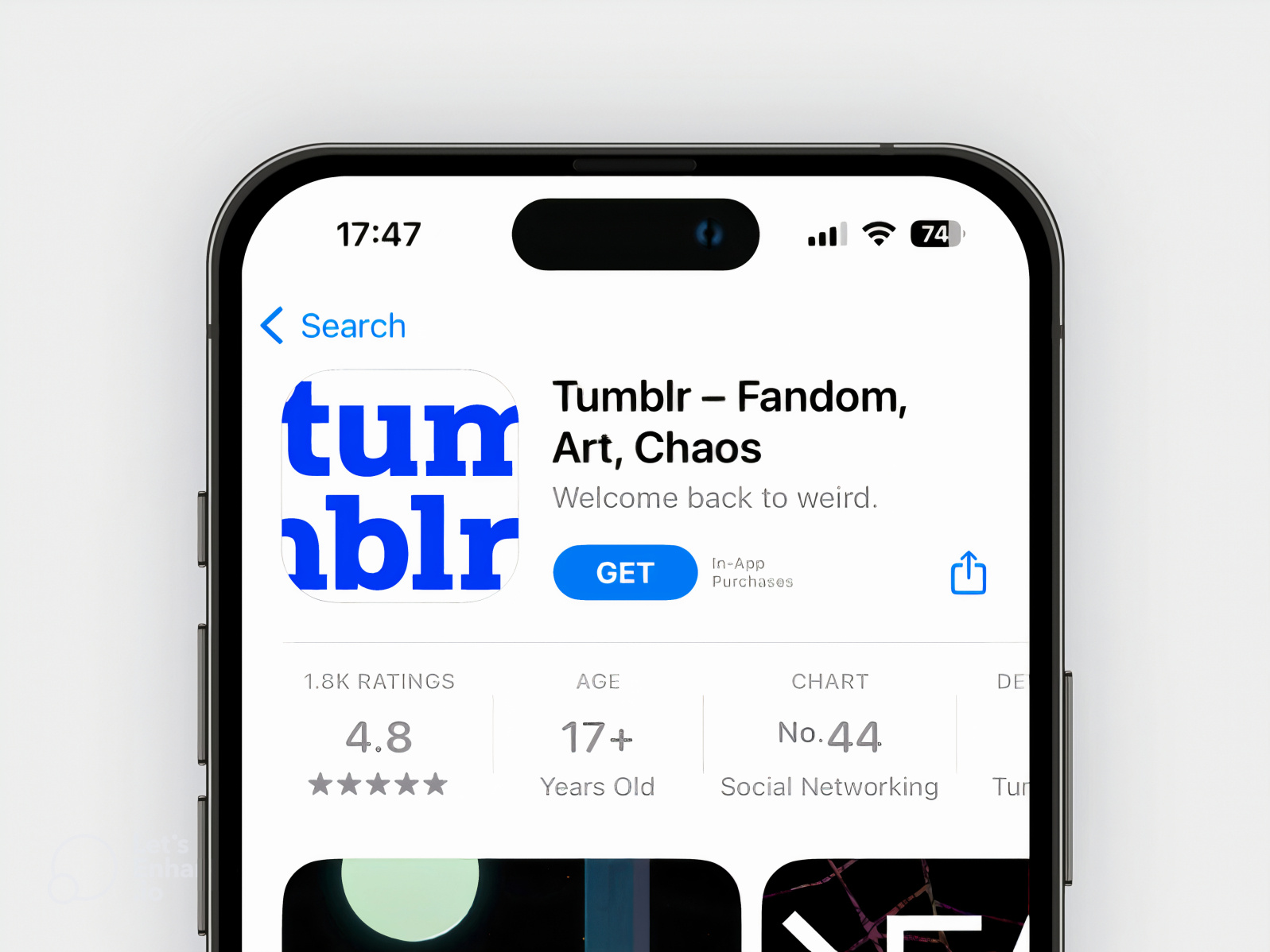 Tumblr app icon by Victoria Leontyeva on Dribbble