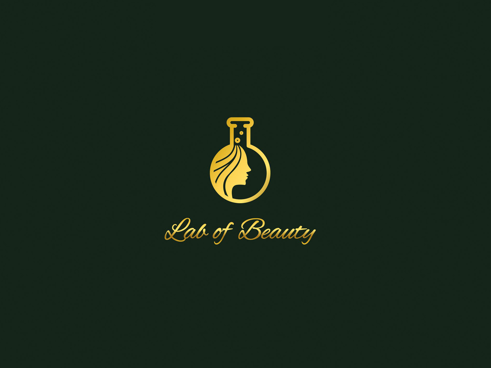 Logo - Lab of Beauty by Dominik on Dribbble