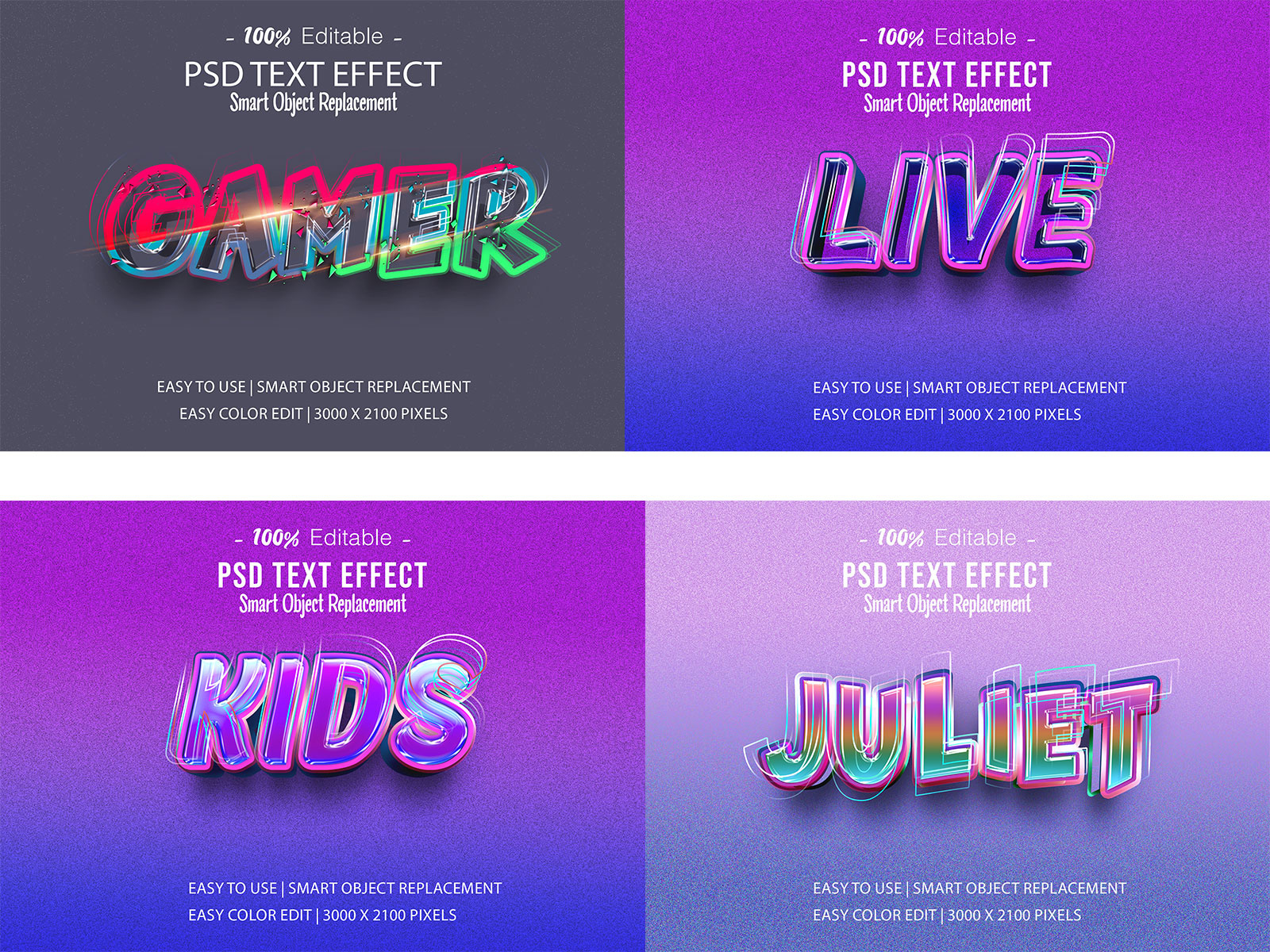 3D Text Effect Design Photoshop By Arman02Islam On Dribbble