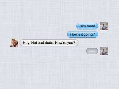 Messages [CSS] by Daniel Eden on Dribbble