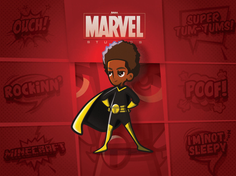 Turning my nephew into a superhero v2 by Mark Mutai on Dribbble