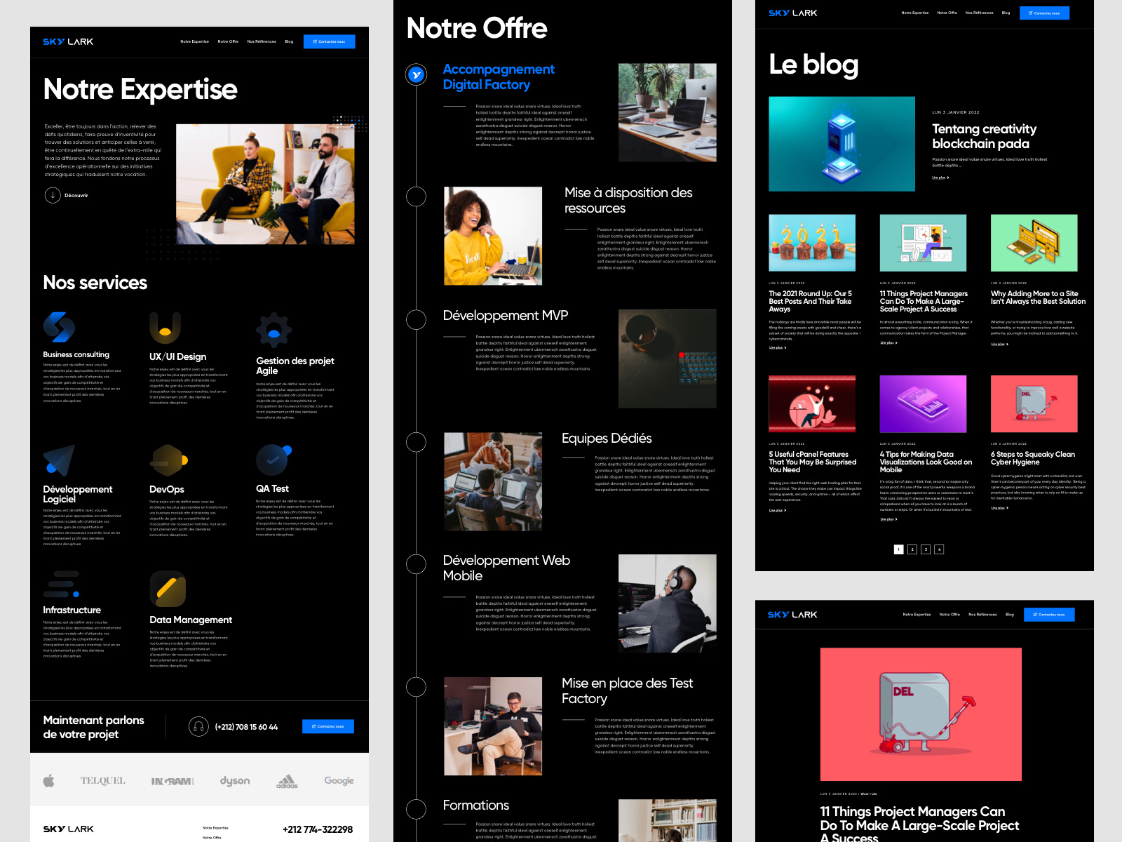 The Digital Nest : Pages by Designud on Dribbble