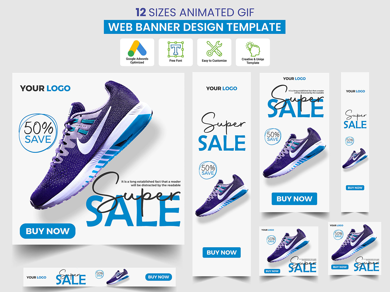 Animated GIF Web Banner Design by Graphic Bro on Dribbble