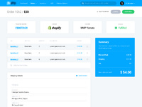 Shipping Dashboard by Henrique Caiano for GlobavendLabs on Dribbble