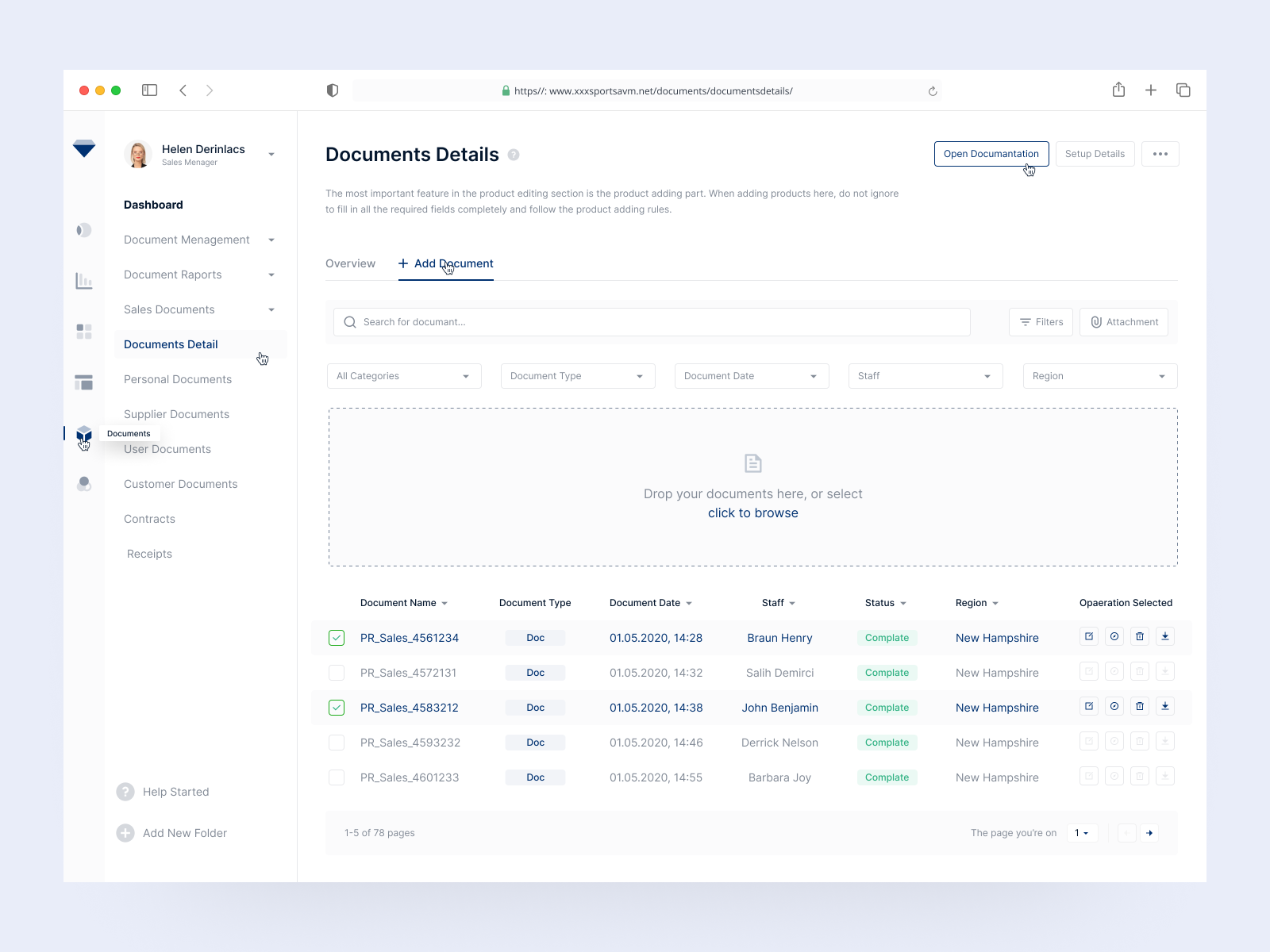 Documents Details Page by Caglar Cebeci on Dribbble