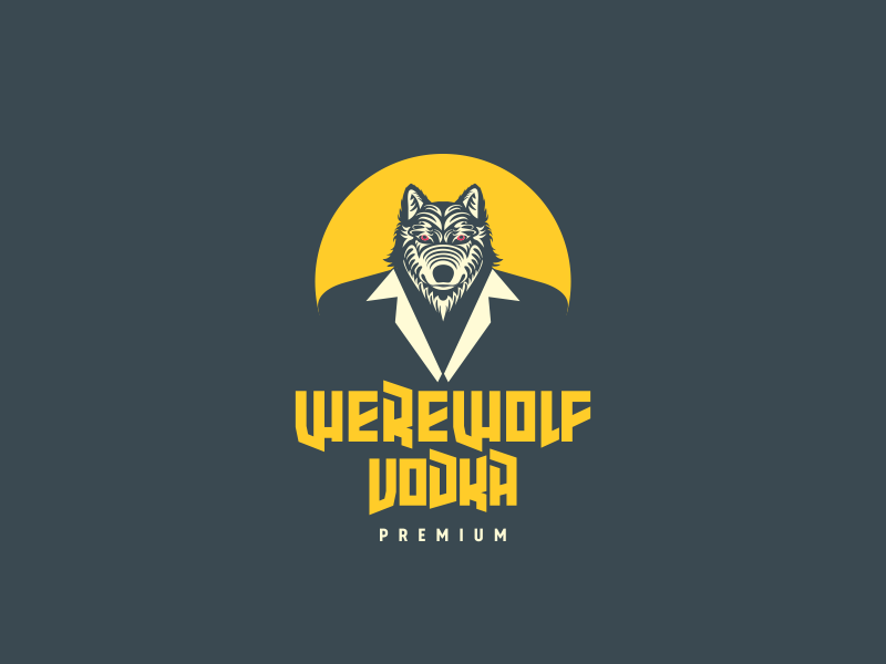 Werewolf Vodka by Zoran Trifunovic on Dribbble