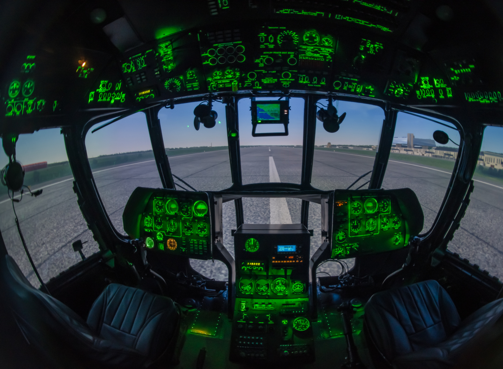 Helicopter cabin view by Vladimir on Dribbble