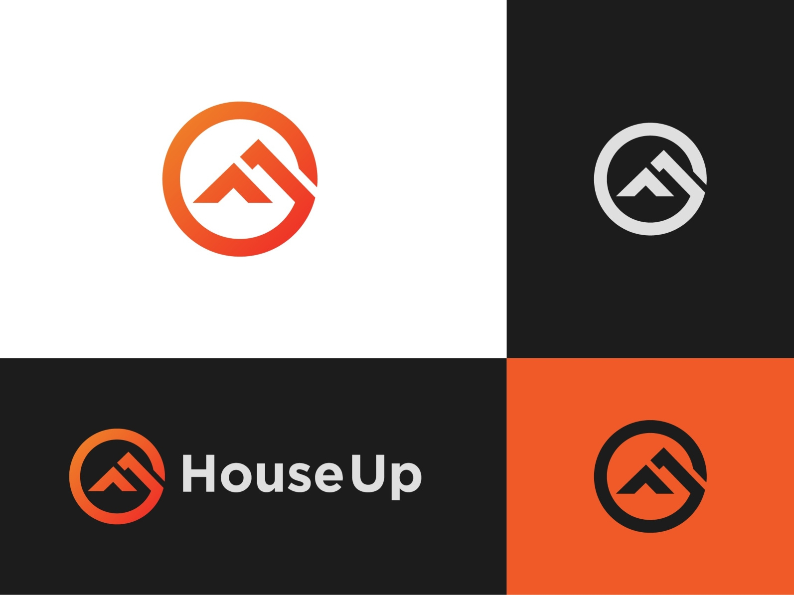 House Up Logo Design by Pranay Verma on Dribbble