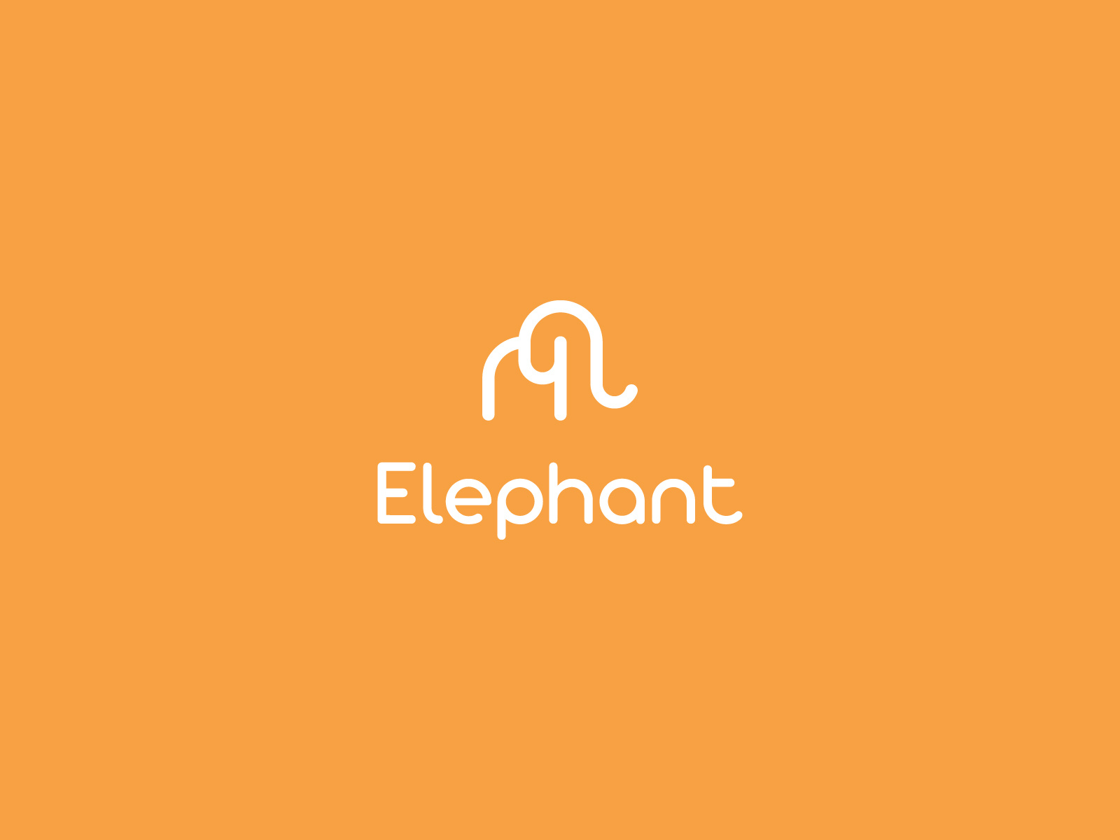 Elephant Logo by Fillinx on Dribbble