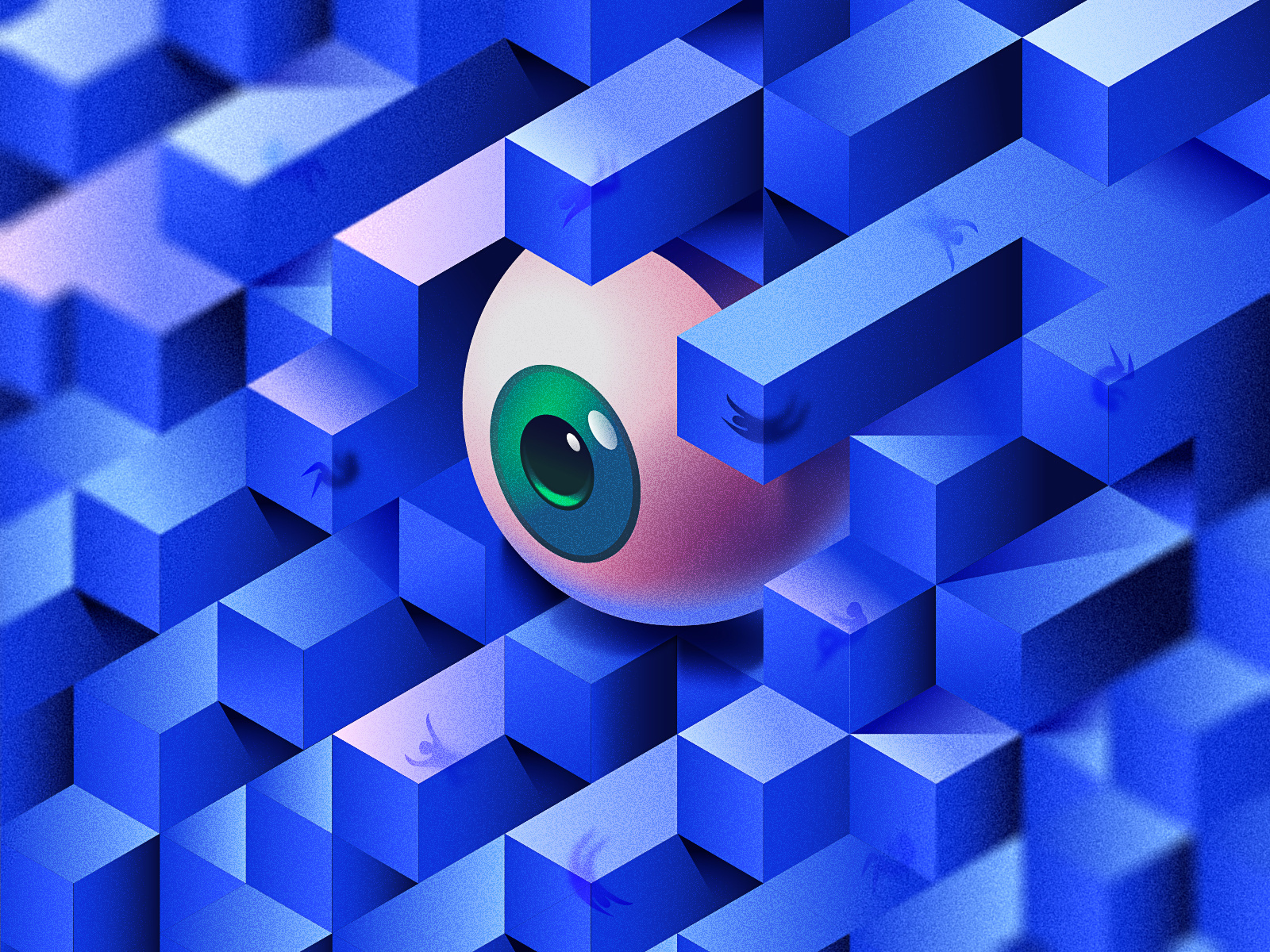 Eye's Cubes 👁️ by Nick Kumbari on Dribbble