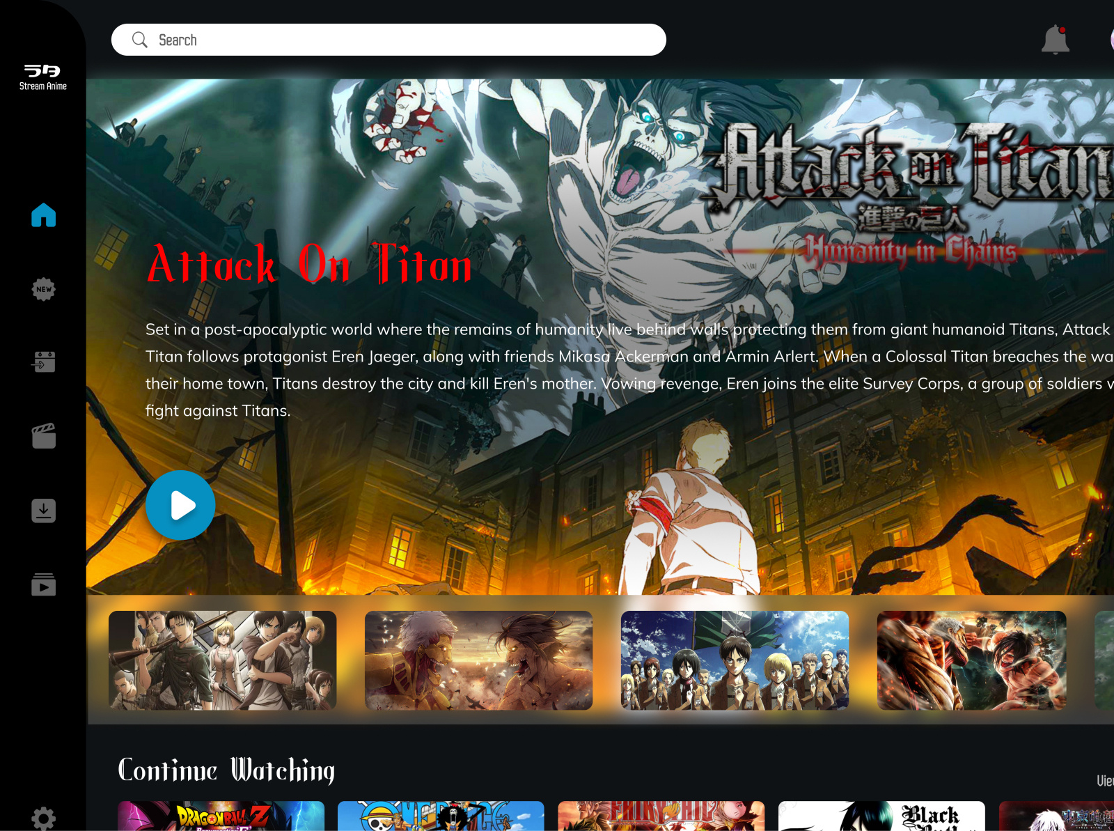 Stream Anime Design | Etelligens by Etelligens Technologies on Dribbble