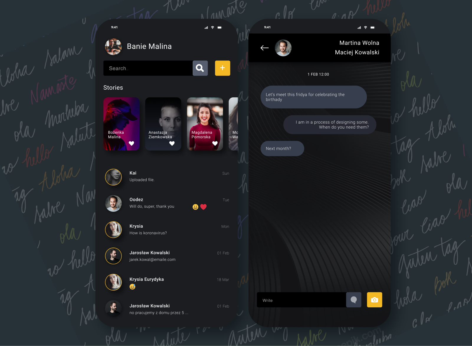 Chat App Design | Etelligens by Etelligens Technologies on Dribbble