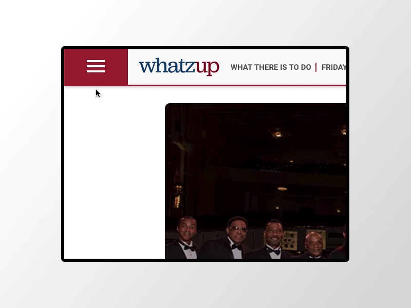 Menu Interaction by Brandon Jordan on Dribbble