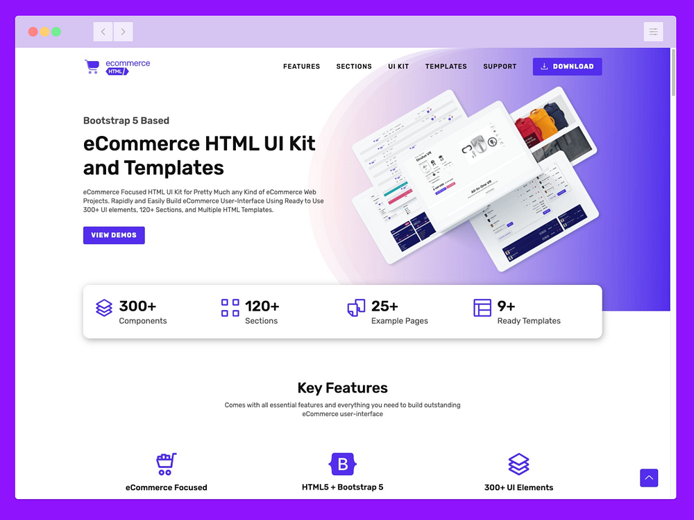 eCommerce HTML UI Kit and Templates by Illustraty on Dribbble