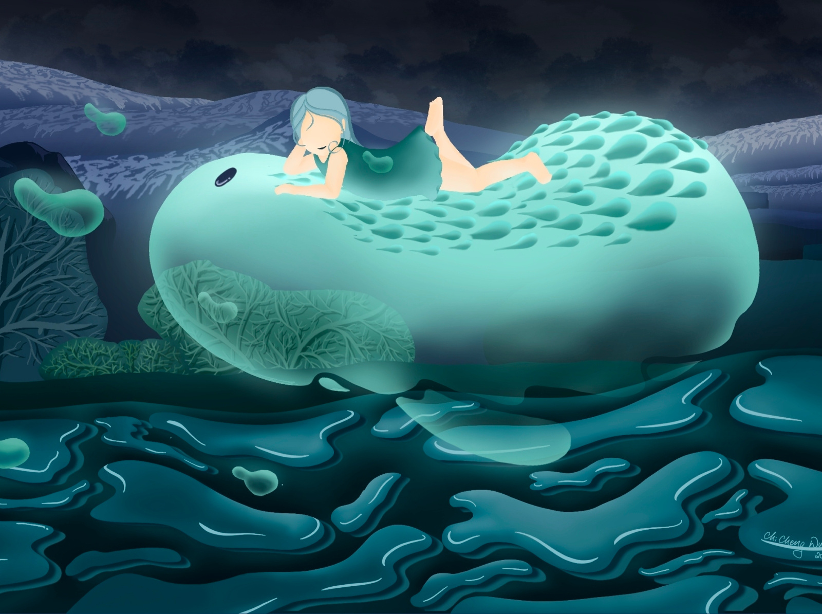 Death Does Not Necessarily Mean Separation by Miu wu on Dribbble