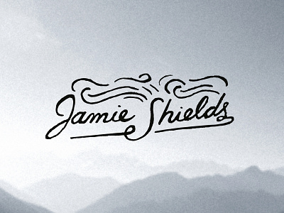 logo for musician, Jamie Shields by Mary Frances Foster on Dribbble
