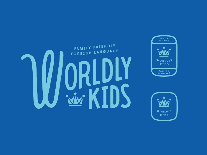 Worldly Kids / scrapped option 02 by Mary Frances Foster on Dribbble