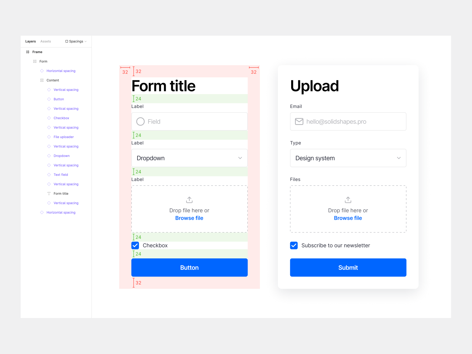 Spacing system by Solid Shapes on Dribbble