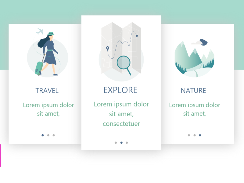 Travel On boarding Page Design | On boarding App design by Nazir Sayyed ...