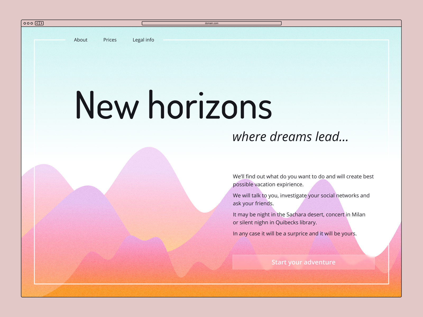 New horizons by Maria (Mia) Pritchina on Dribbble