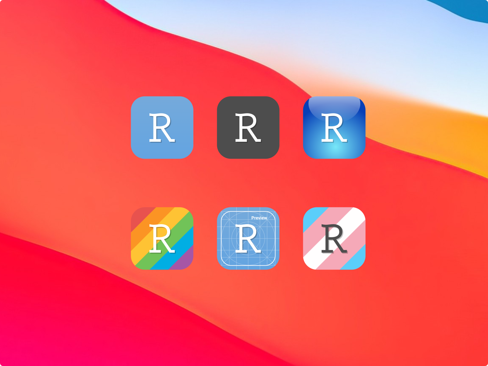 RStudio Alternative Icons by Amir Masoud Abdol on Dribbble