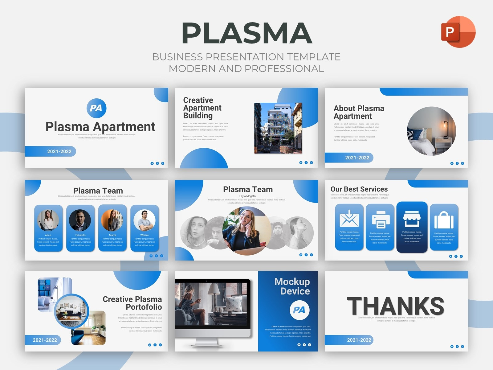 Business Presentation Template - Plasma by StudioArahAngin on Dribbble