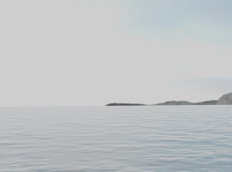 A 3D model of a ocean by ZACK KIUSYA on Dribbble