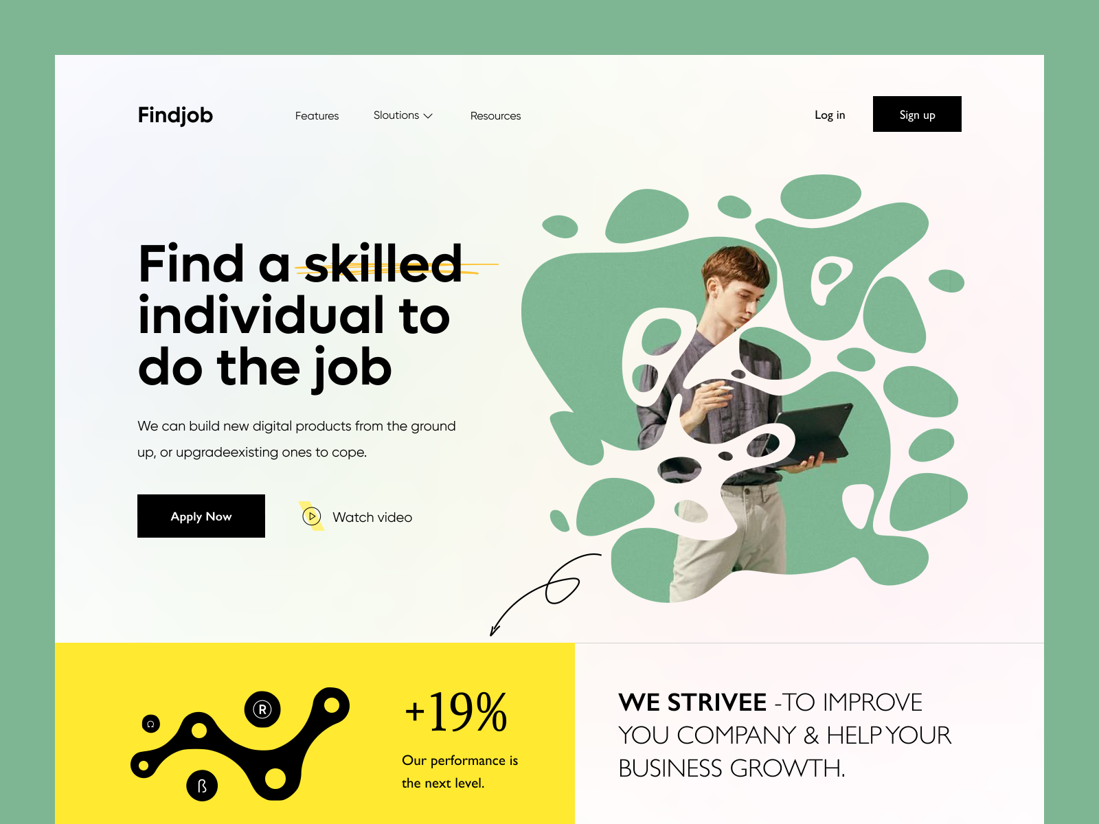 Job Finder Website by Glow for Piqo Studio on Dribbble
