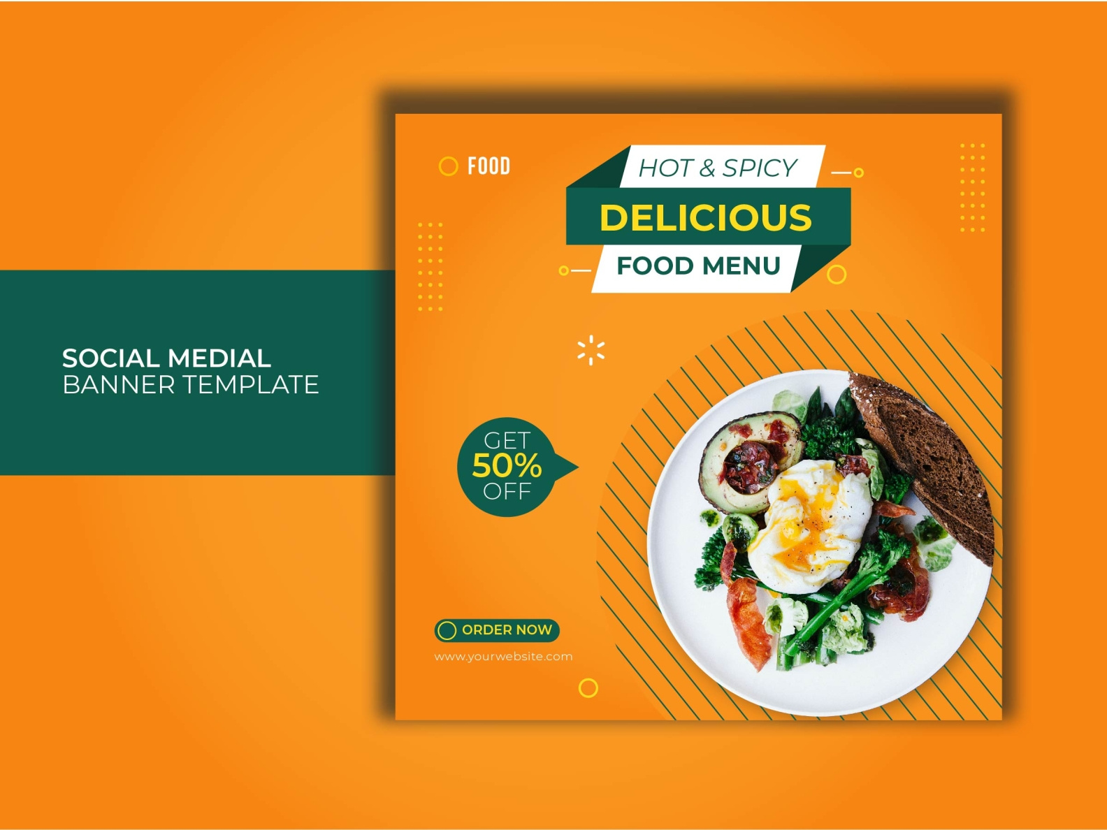 Restaurant food menu banner template by Shafi on Dribbble