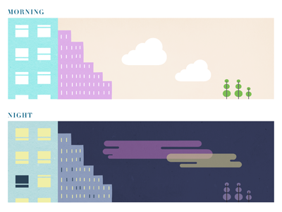 Morning And Night by Juni Xu on Dribbble