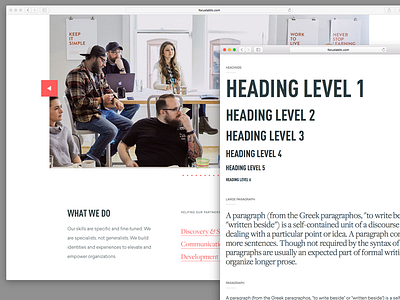Focus Lab - HTML Elements by Andy Fought for Focus Lab on Dribbble