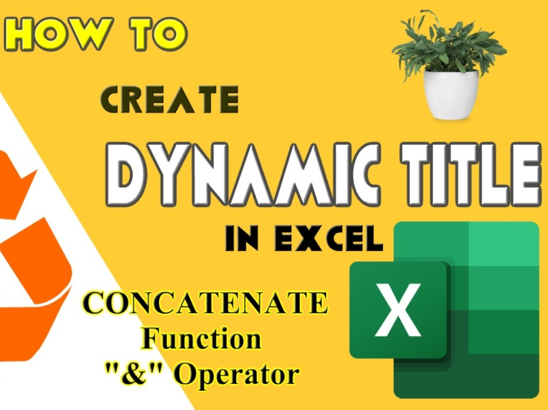 Dribbble Create Dynamic Title In Excel Tutorial Adha jpg By