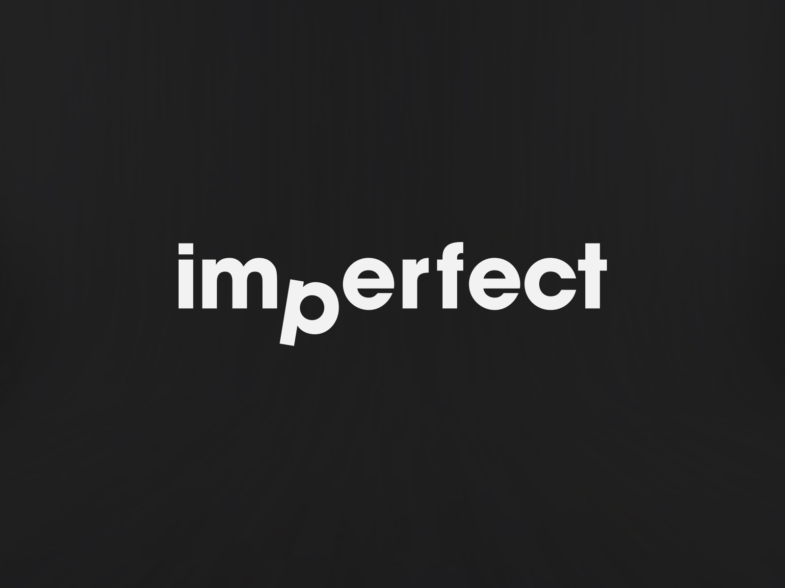IMPERFECT-Simple-Modern-Concept logo by Aal Muksit Ahmed Qurishe on ...