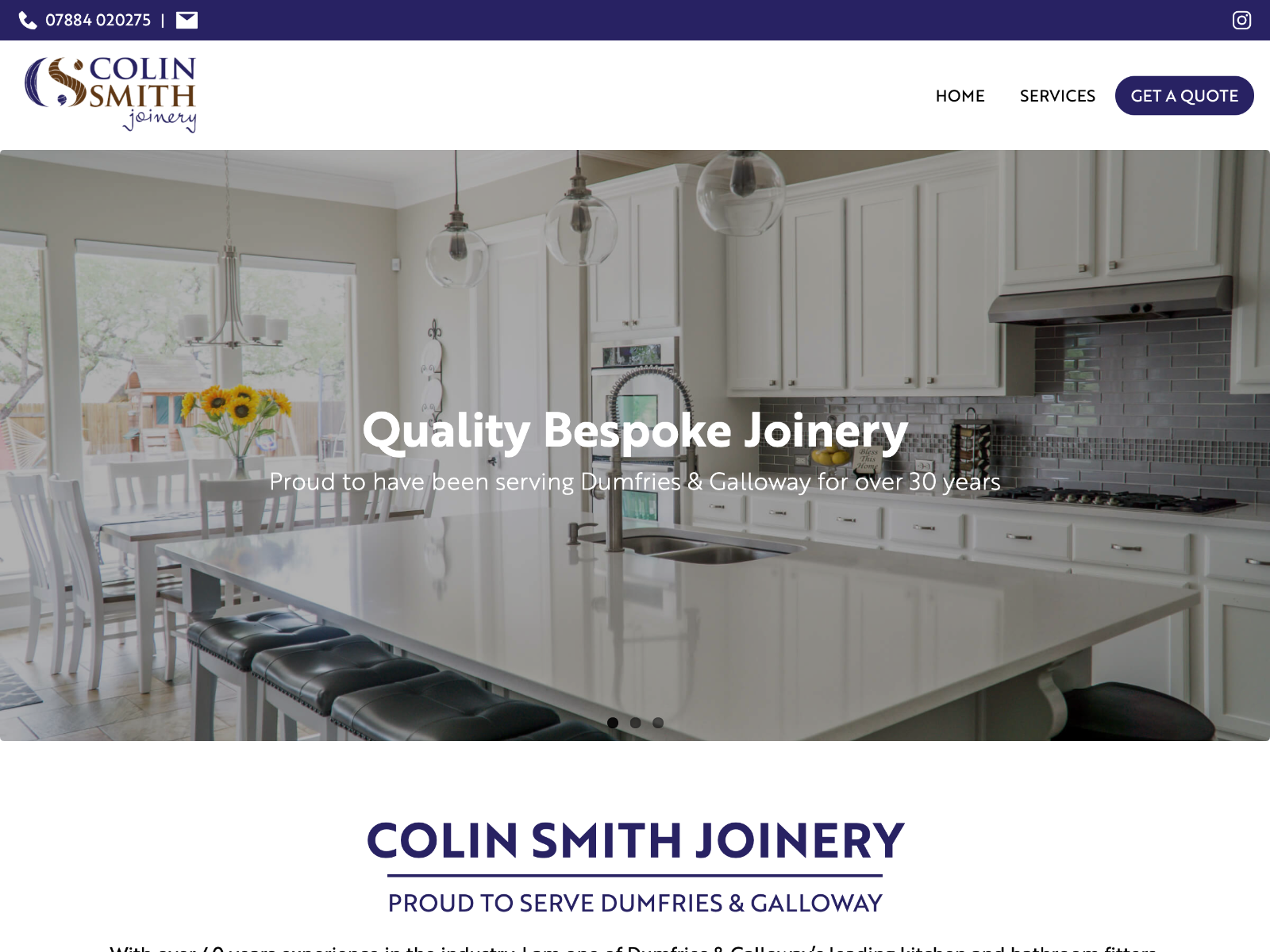 Joinery Web Design by Liam on Dribbble