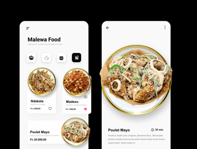 Malewa Food by herve muluba on Dribbble