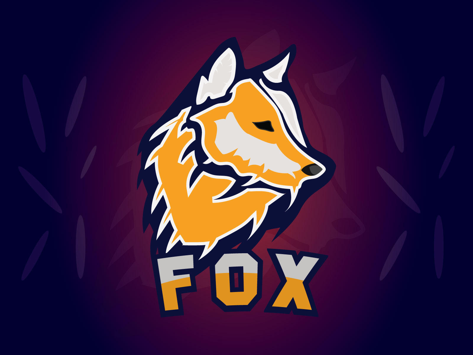 Fox Logo by Habib Graphics on Dribbble
