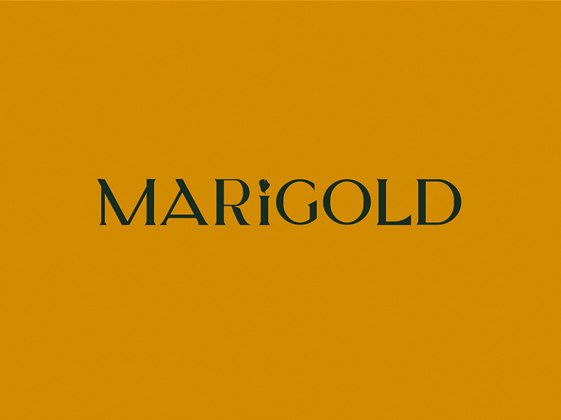 Marigold Custom Wordmark by Corina Nika on Dribbble