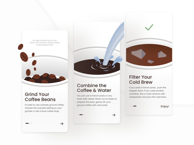 Fun Onboarding Screens by Emre HASARI on Dribbble